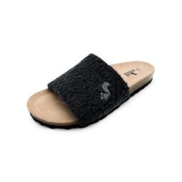 THIES Pantolette 'THIES 1856 Eco Terry Slide' Damen Gr&ouml;&szlig;e 37 dunkelgrau