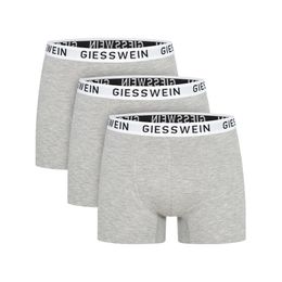 Giesswein Boxershorts Herren Gr&ouml;&szlig;e XL graumeliert / schwarz / wei&szlig;