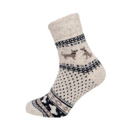 Homeofsocks Socken 'HOS8012' Damen Gr&ouml;&szlig;e 39/42 ecru