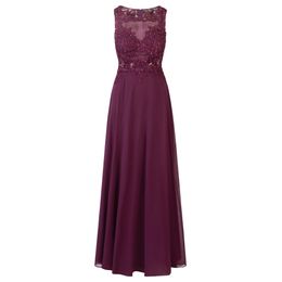 Apart Abendkleid Damen Gr&ouml;&szlig;e 38 dunkellila Winterkleid