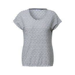 Cecil T-Shirt Damen Gr&ouml;&szlig;e XS nachtblau / wei&szlig;