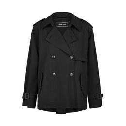 WHITE LABEL Trenchjacke Damen Gr&ouml;&szlig;e S/M schwarz