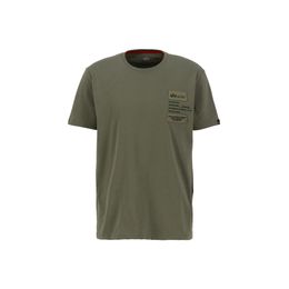 Alpha Industries Shirt '136500-142' Herren Gr&ouml;&szlig;e M oliv