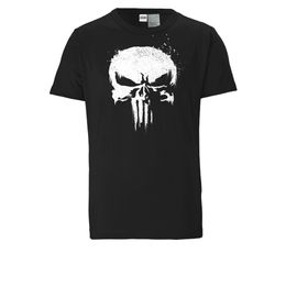 logoshirt T-Shirt 'Marvel - Punisher TV Skull' Damen Gr&ouml;&szlig;e M schwarz
