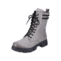 Rieker Schn&uuml;rstiefelette 'Y7117' Damen Gr&ouml;&szlig;e 41 grau / schwarz Winterschuhe