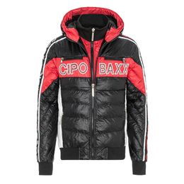 Cipo & Baxx Cipo & Baxx Steppjacke Herren Gr&ouml;&szlig;e M rot / schwarz / wei&szlig;