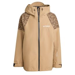 adidas terrex Outdoorjacke 'Xperior' Herren Gr&ouml;&szlig;e M schoko / cappuccino / mokka
