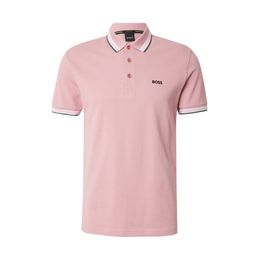 BOSS Poloshirt 'Paddy' Herren Gr&ouml;&szlig;e 5XL altrosa / schwarz / wei&szlig;