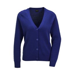 Madeleine Mode Madeleine Strickjacke Damen Gr&ouml;&szlig;e 4XL blau