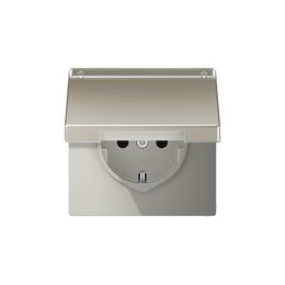 Jung SCHUKO-Steckdose 16A 250V Klappdeckel ES 1520 NAKL (ES1520NAKL)