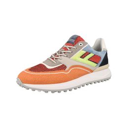 Floris van Bommel Sneaker 'Noppi 29.32' Herren Gr&ouml;&szlig;e 43.5 blau / hellgr&uuml;n / orange / rot