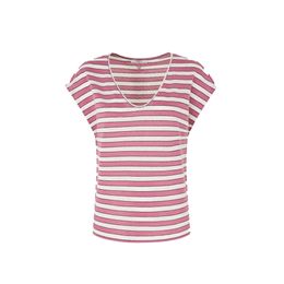 Pepe Jeans Shirt 'KHLOE' Damen Gr&ouml;&szlig;e XL pink / wei&szlig;