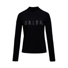 Salsa Jeans Langarm-shirts Damen Gr&ouml;&szlig;e L schwarz