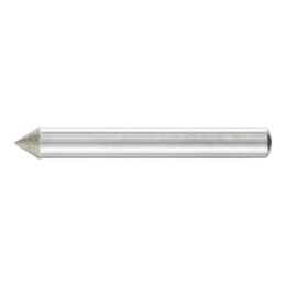 Pferd TOOLS Diamant-Schleifstift Spitzkegel &Oslash;6x60&deg; Schaft&Oslash;6 mm D126 (mit.) zum Anfasen/Entgraten/Senken (36470126)