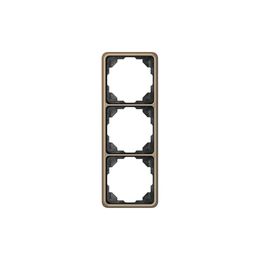 Jung Rahmen 3-fach gold brz waage/senkrecht CD 583 GB (CD583GB)