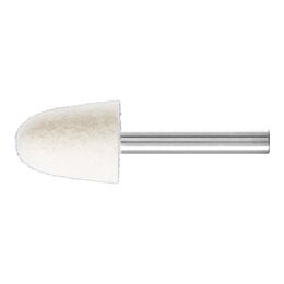 Pferd TOOLS harte Filzpolierstifte Kegelform &Oslash; 20x25 mm Schaft-&Oslash; 6 mm (44100190)