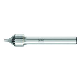 Pferd TOOLS Hartmetall Verrundungsfr&auml;sstift V &Oslash; 10x15 mm Schaft-&Oslash; 6 mm Z3 universal mittel (21152536)