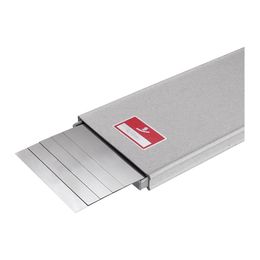 Hasberg Unterlagsfolien-Set 5-teilig 100x500 mm, rostfrei, Dicke: 0,6 mm (676)