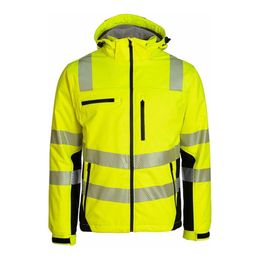 Winter-Warnschutzsoftshelljacke Gr.M gelb-schwarz Asatex (PTW-SP/M/78)