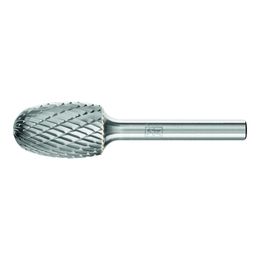 Pferd TOOLS Hartmetall Fr&auml;sstift Tropfen TRE &Oslash; 16x25 mm Schaft-&Oslash; 6 mm Z3P universal mittel kreuzverzahnt (21135226)