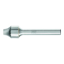 Pferd TOOLS Hartmetall Verrundungsfr&auml;sstift V &Oslash; 12x15 mm Schaft-&Oslash; 6 mm Z3 universal mittel (21152836)