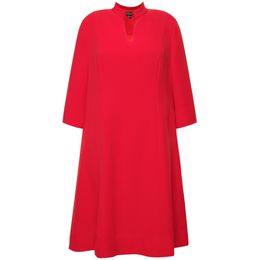 Ulla Popken Kleid Damen Gr&ouml;&szlig;e 42/44 blutrot Winterkleid