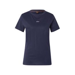 BOSS Shirt Damen Gr&ouml;&szlig;e L dunkelblau / wei&szlig;