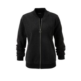 Aniston Casual Sweatjacke Damen Gr&ouml;&szlig;e XXL schwarz / wei&szlig;