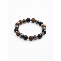 Secret Stones Armband ''s power' Herren Gr&ouml;&szlig;e 16 cm silber