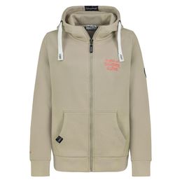 Sublevel Sweatjacke Damen Gr&ouml;&szlig;e XXL greige / lachs