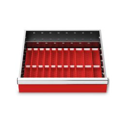 Bedrunka+Hirth Schubladeneinsatz Serie T500-4 Muldenplatten mit Mulden (146-130A)