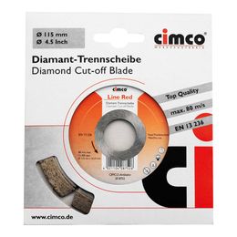 CIMCO Diamanttrennscheibe D=115mm 208752)
