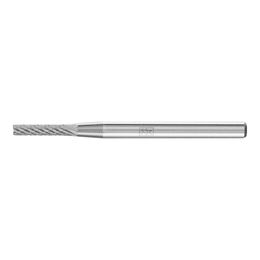 Pferd TOOLS Hartmetall Fr&auml;sstift Zylinder ZYAS stirnverzahnt &Oslash; 02x10mm Schaft-&Oslash; 3mm Z4 universal mittel fein (21200143)