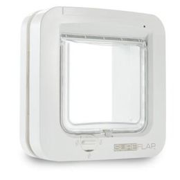 SUREFLAP Mikrochipgesteuerte Katzenklappe wei&szlig;