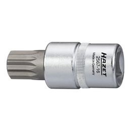Hazet &Ouml;ldienst-Schraubendreher-Steckschl&uuml;ssel-Einsatz 2567-16 Vierkant hohl 12,5 mm (1/2 Zoll) Innen Vielzahn Profil XZN mit Zapfen M16)