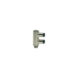 Riegler L-Mehrfachverteiler 2-fach &raquo;click-clock&laquo;, drehbar, G 1/8 a. &Atilde;&tilde; 4mm (759.018-4 M)