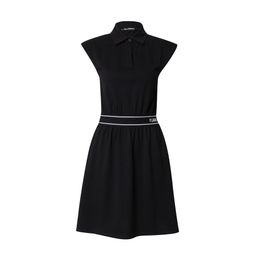 K by KARL LAGERFELD Karl Lagerfeld Kleid Damen Gr&ouml;&szlig;e 34 schwarz / wei&szlig; Winterkleid