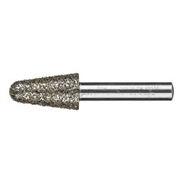 Pferd TOOLS Diamant-Schleifstift Kegel &Oslash;16,0mm Schaft-&Oslash;8 mm D852 (sehr grob) zum Schleifen von Grau-und Sph&auml;roguss (36476064)