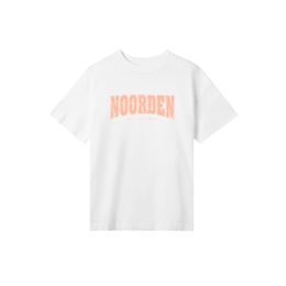 F4NT4STIC T-Shirt 'Knut & Jan Hamburg Noorden Collegiate' Damen Gr&ouml;&szlig;e M koralle / offwhite