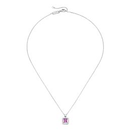 Giorgio Martello Milano Kette Damen Gr&ouml;&szlig;e 45 pink / silber