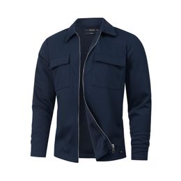 INDICODE Jeans Jacke 'Nello' Herren Gr&ouml;&szlig;e M dunkelblau