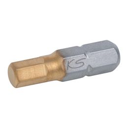 KS Tools 1/4" TIN Bit Innensechskant, 25mm, 2mm, 5er Pack (911.3665)
