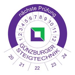 MUNK Produktaufkleber Pr&uuml;fplakette, 40 x 40 mm - 19175 (019175)