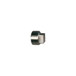 Riegler Verschlussstopfen, Vierkant, G 1/4, SW 9, Edelstahl 1.4408 (260.02-ES)