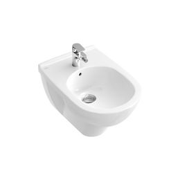 Villeroy & Boch V&B Wand-Bidet O.Novo 36x56cm, 1 Hahnl., &Uuml;berlauf, wei&szlig; C-plus ; Villeroy & Boch (546000R1)