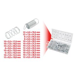 KS Tools Sortiment Federn aus Stahl 200-teilig, 9700010 (970.0010)