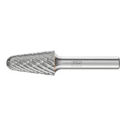 Pferd TOOLS Hartmetall Hochleistungsfr&auml;sstift NON-FERROUS Rundkegel KEL &Oslash; 16x30mm Schaft-&Oslash; 8 mm NE-Metalle (21125398)