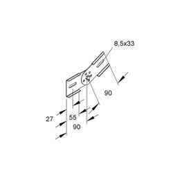 NIEDAX Gelenkverbinder KGV 60 F)