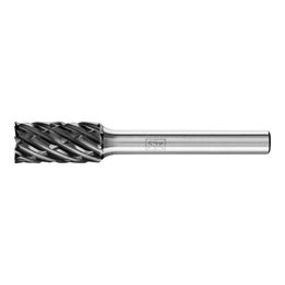 Pferd TOOLS Hartmetall Hochleistungsfr&auml;sstift STEEL Zylinder ZYAS stirn &Oslash; 10x20mm Schaft-&Oslash; 6mm HICOAT Stahl (21100490)