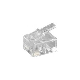 goobay RJ11-Stecker Flachkabel Bu,4polig 50250)